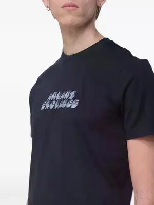Armani Exchange Logo-print T-shirt - Blue