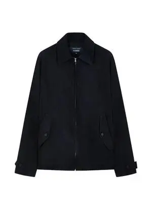 Comme Des Garçons Wool Zip-up Jacket