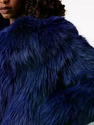 Patrizia Pepe Faux-fur Shawl-collar Jacket