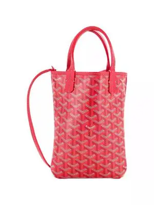 Goyard Poitiers Coated Canvas Mini Tote Bag Pink