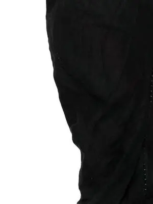 Masnada Crinkled-finish Tapered Trousers