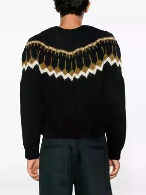 You Must Create Fair Isle-pattern Wool Sweater