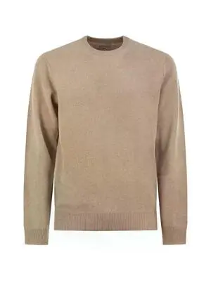 MC2 SAINT BARTH Beige Regent Lambswool Crewneck Sweater Neutrals