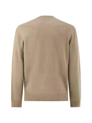 MC2 SAINT BARTH Beige Regent Lambswool Crewneck Sweater - Neutrals