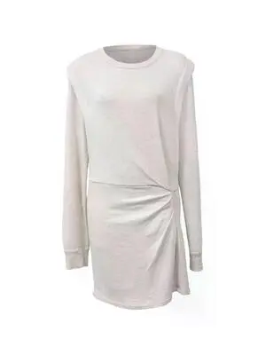 ISABEL MARANT VINTAGE Michaela Twisted Mini Dress - Neutrals