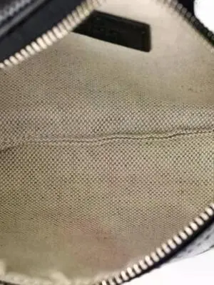 Gucci Gg Embossed Perforated Leather Small Belt Bag