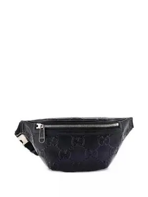 Gucci Gg Embossed Perforated Leather Small Belt Bag