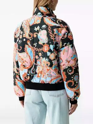 NEVER FULLY DRESSED Reversible Paisley-print Puffer Jacket