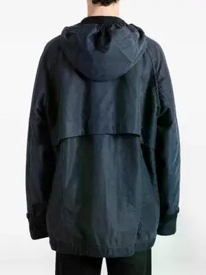 ZIGGY CHEN Hooded Button-up Coat