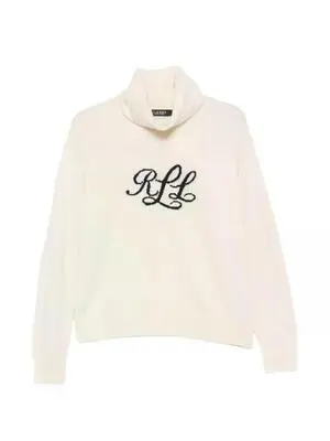 Ralph Lauren Logo-embroidered Roll-neck Sweater
