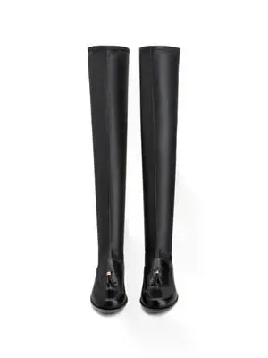 TOD'S Tassel-detail Over-the-knee Boots