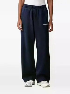 Sporty & Rich Blakely Serif Logo-embroidered Track Pants