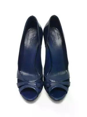 Gucci Bamboo Peep-toe Pumps