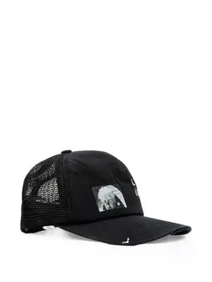 PALY K. Angr Distressed-effect Trucker Cap