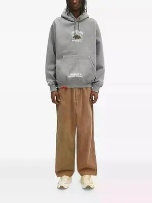 AAPE BY *A BATHING APE Aaper Logo-print Hoodie - Grey