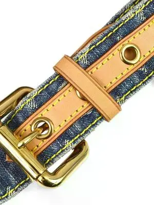 LOUIS VUITTON 2007 Monogram Denim Belt Bag