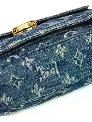 LOUIS VUITTON 2007 Monogram Denim Belt Bag