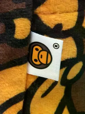 A BATHING APE Baby Milo Fleece Graphic Backpack