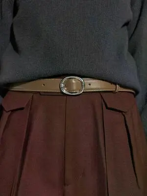 LIÉ STUDIO The Wyatt Wide Leather Belt