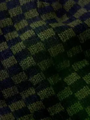 A KIND OF GUISE Ajedrez Jacquard Check-pattern Beanie Hat