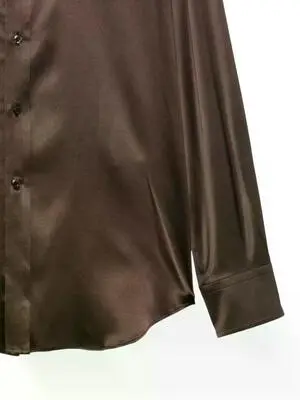 Ralph Lauren Cameron Silk Charmeuse Shirt