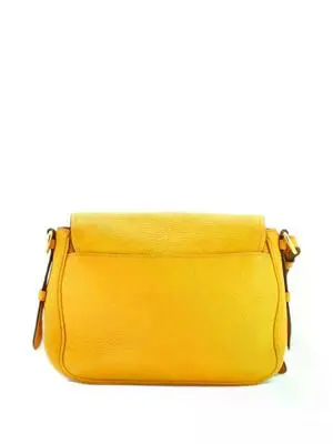 Prada Buckle Messenger Bag Vitello Daino Mini Crossbody Bag - Yellow