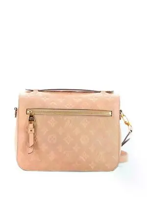 LOUIS VUITTON Pochette Metis Monogram Empreinte Leather Crossbody Bag - Neutrals
