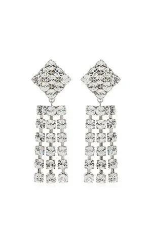 JENNIFER BEHR Thelma 18k Gold-plated Crystal Earrings
