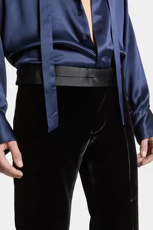 Dsquared2 Velvet Chic Tailored Bob Trousers