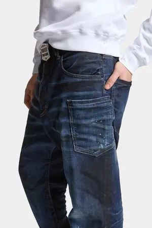 Dsquared2 Dark Grease Monkey Wash Kawaii Jeans