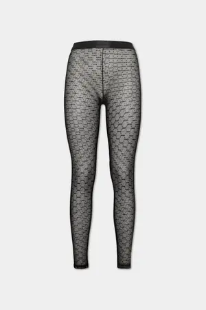 Dsquared2 Underwear Tulle Leggings - Black