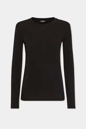 Dsquared2 Underwear Tulle Long Sleeves T-shirt