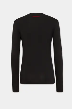 Dsquared2 Underwear Tulle Long Sleeves T-shirt