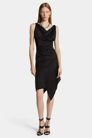 Dsquared2 Asymmetrical Jersey Dress