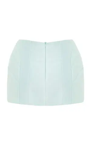 BALYKINA Padded Taffeta Mini Skirt