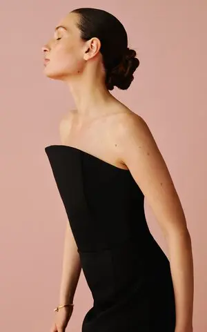 BALYKINA Paola Matt Silk Maxi Dress