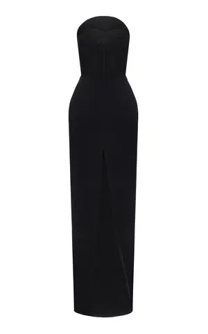 BALYKINA Paola Matt Silk Maxi Dress