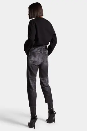 Dsquared2 Brushed Steel Wash Boston Jeans