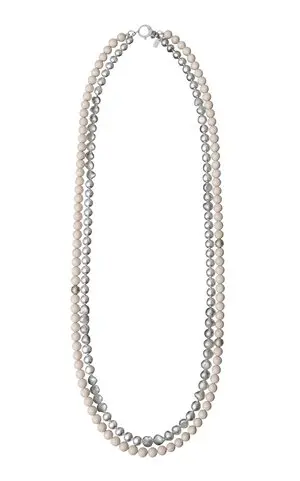 Le Sundial Moon River Necklace - Ivory
