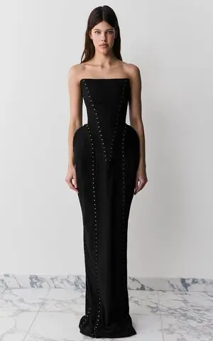 BALYKINA Muna Maxi Dress With Hooks