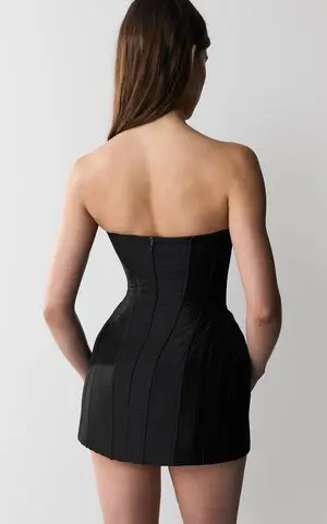 BALYKINA Irma Mini Dress - Black