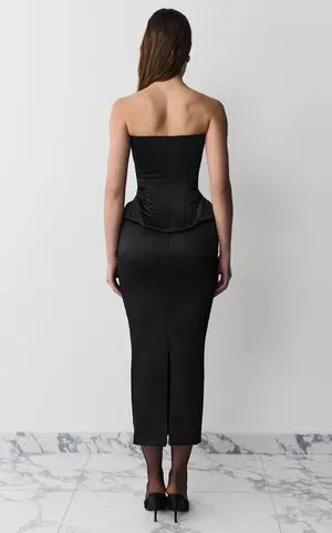 BALYKINA Soft Satin Corset With Hooks