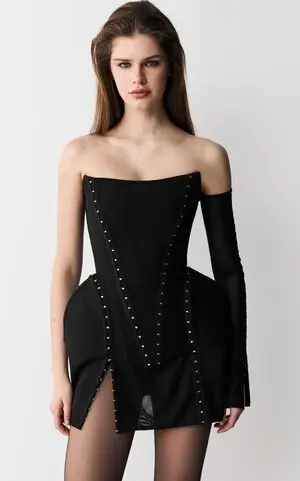 BALYKINA Muna Mini Dress With Hooks