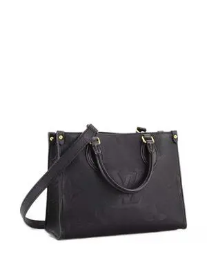 LOUIS VUITTON Onthego Tote Monogram Empreinte Giant Pm Shoulder Bag - Black