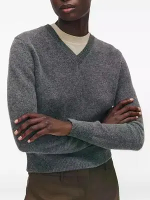 &daughter Sligo V-neck Sweater - Grey