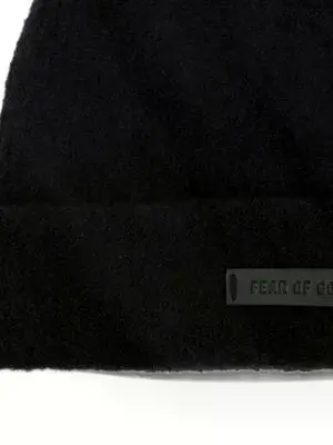 Fear Of God Logo-patch Wool Beanie Hat