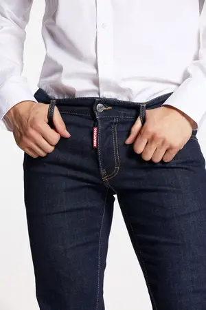 Dsquared2 Dark Rinse Wash Slim Jeans