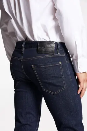 Dsquared2 Dark Rinse Wash Slim Jeans
