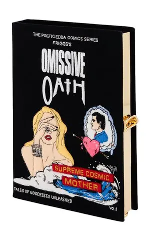 OLYMPIA LE-TAN Omissive Oath Book Clutch - Multi
