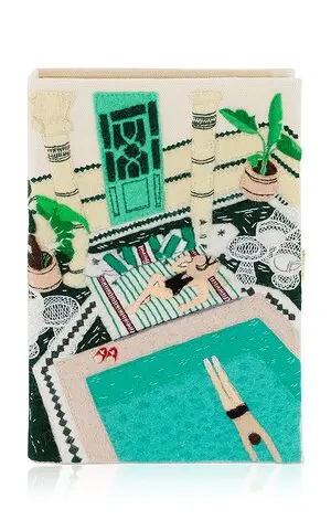 OLYMPIA LE-TAN A Summer In The Medina Book Clutch - Multi